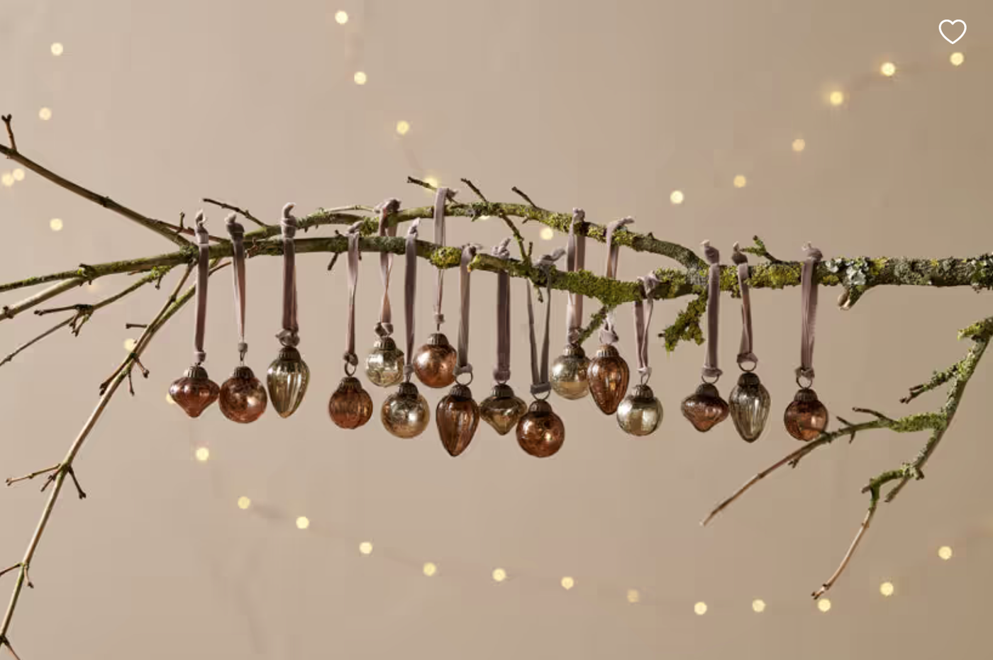 Adisa Baubles Antique Gold & Rust - Set of 16