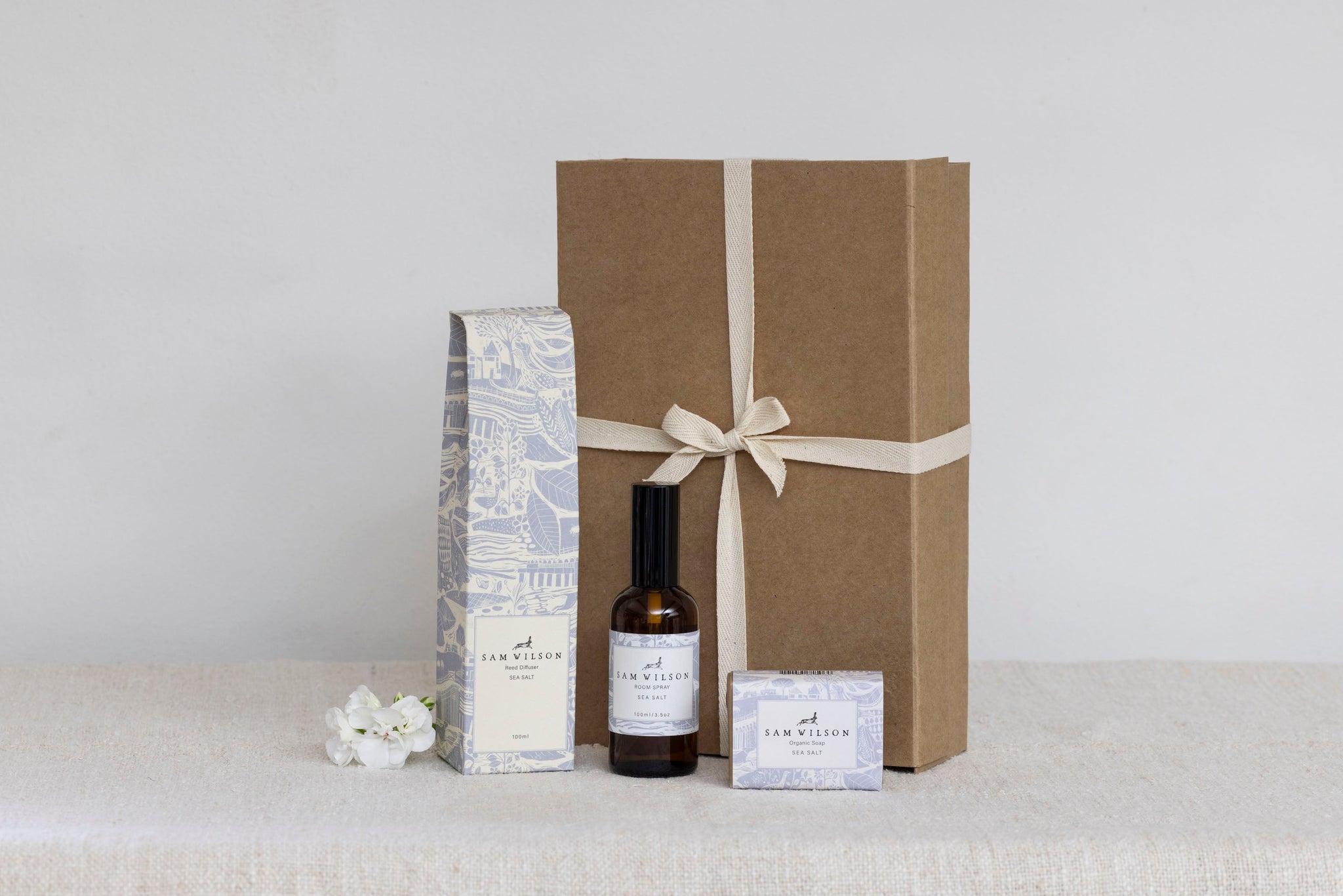 Sam Wilson Sea Salt Diffuser, Soap and Room Spray Gift Set