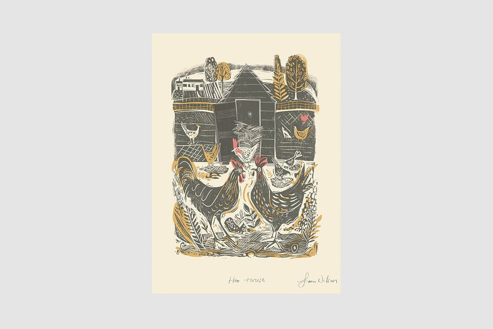 Sam Wilson Hen House Print